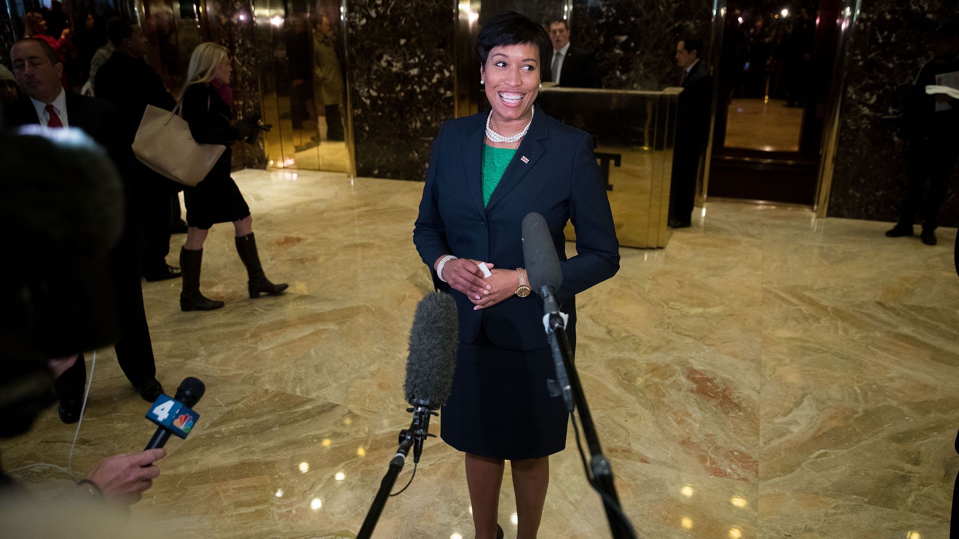 When DC Mayor Muriel Bowser went to Trump Tower - Axios Washington D.C.