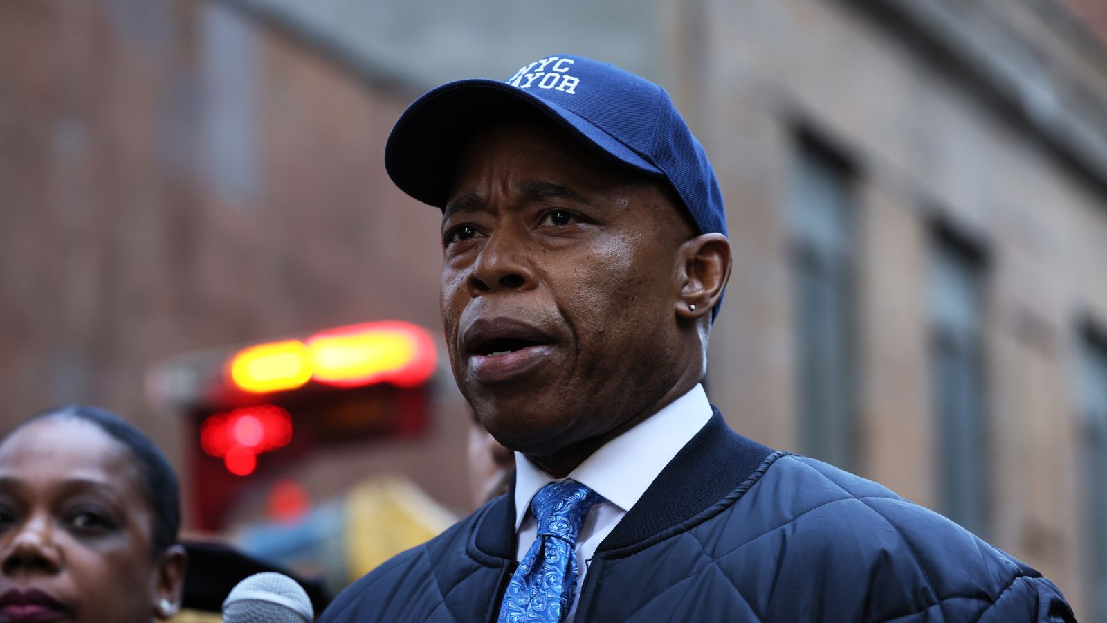 Nyc Mayor Adams Sends First Buses Carrying Migrants To New York Suburb