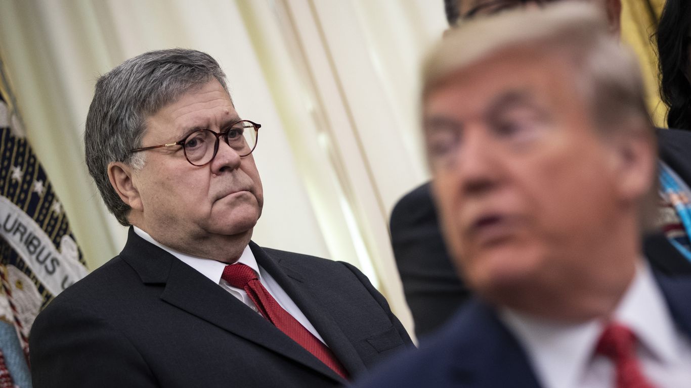 Barr: Trump's Roger Stone tweets "make it impossible for me to do my job"