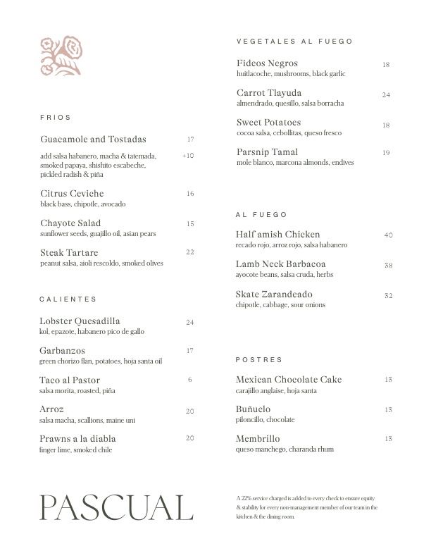 New wood-fired Mexican restaurant Pascual opens in D.C. - Axios ...