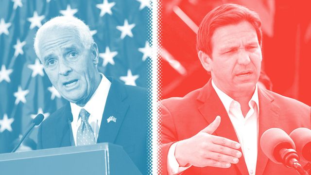 Florida governor debate: Crowd dominates DeSantis-Crist matchup - Axios ...