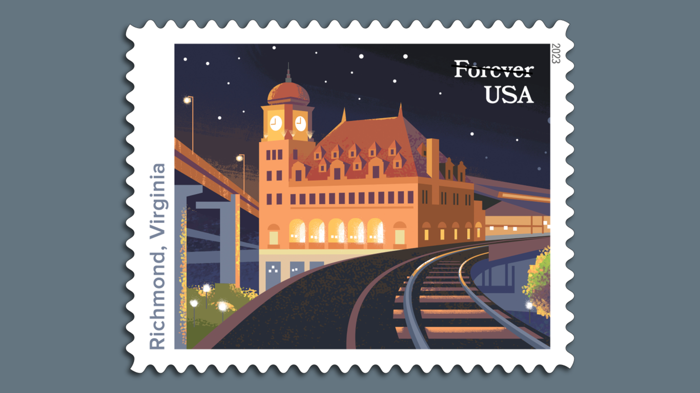 Richmond's Main Street Station will get its own postage stamp - Axios ...