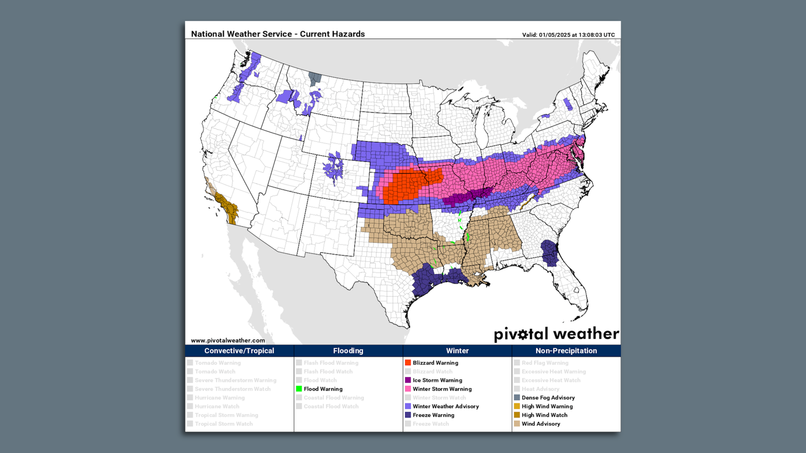 "Major" winter storm to usher in severe Arctic outbreak across U.S.