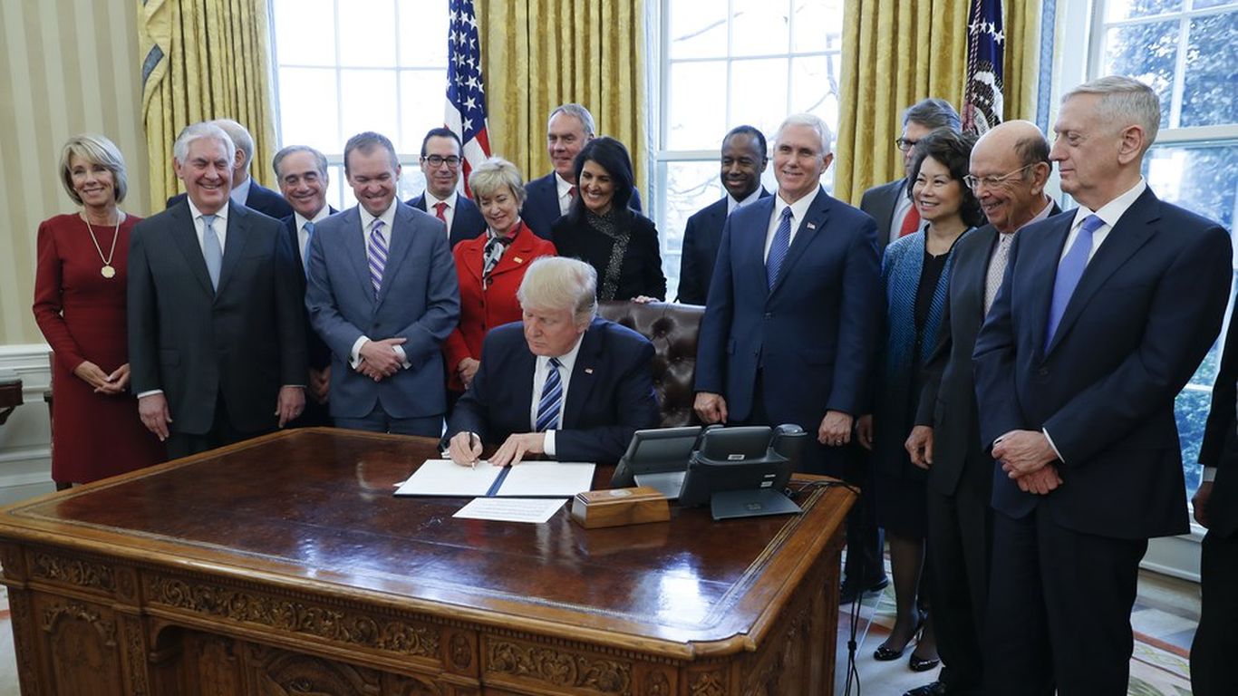 Why top White House officials won't quit Trump