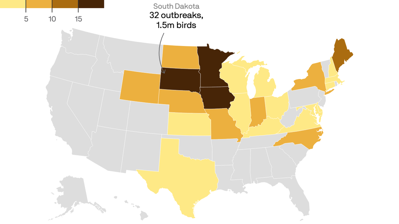 Bird flu driving up price of turkey and eggs - Axios NW Arkansas