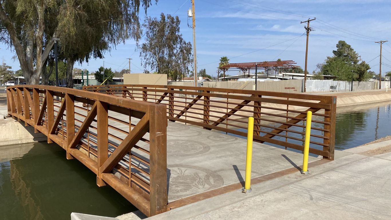 Phoenix unveils Grand Canal improvements - Axios Phoenix