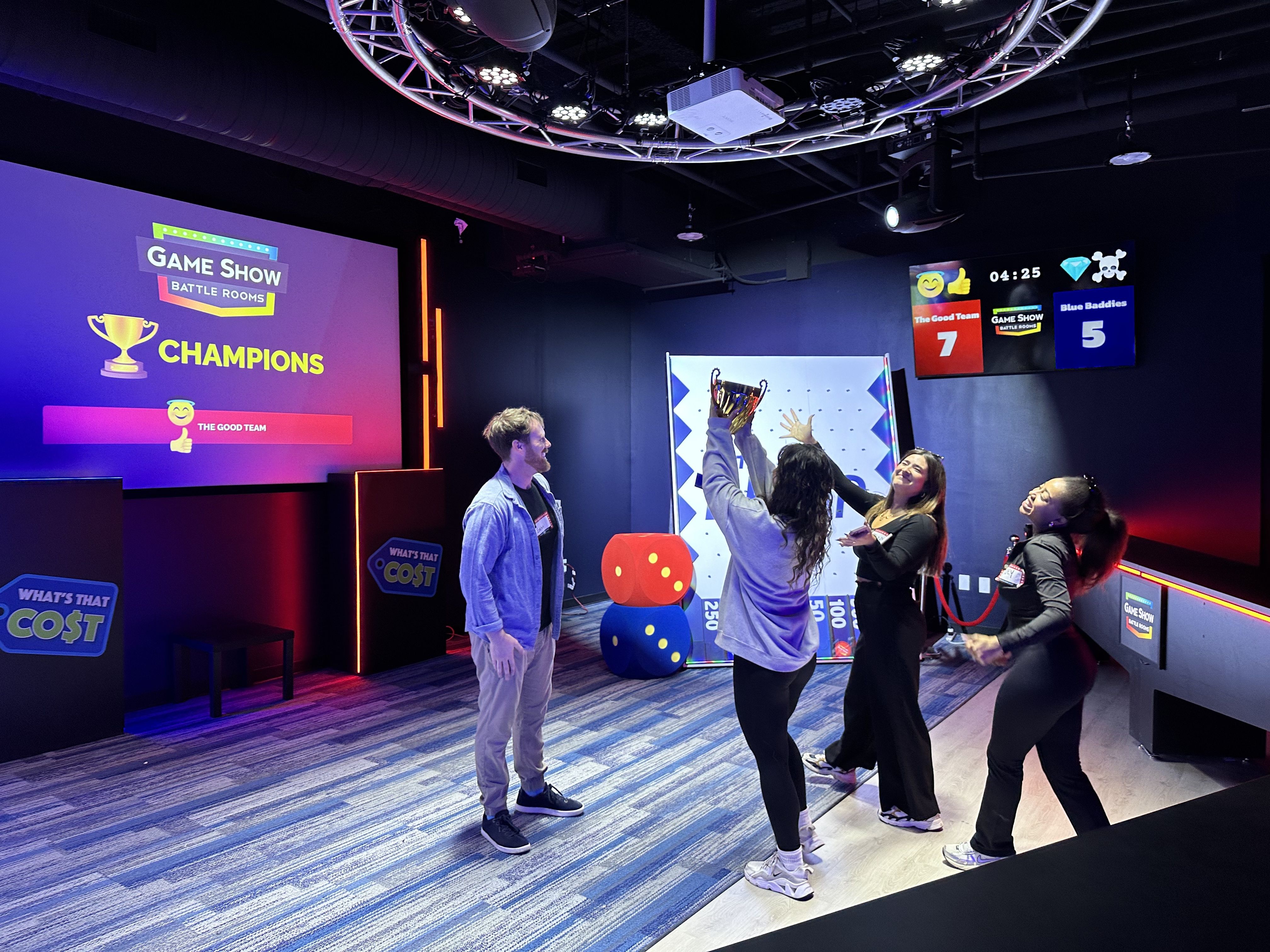 Turn your game show dreams into reality at Ballantyne's Game Show Battle Rooms - Axios Charlotte