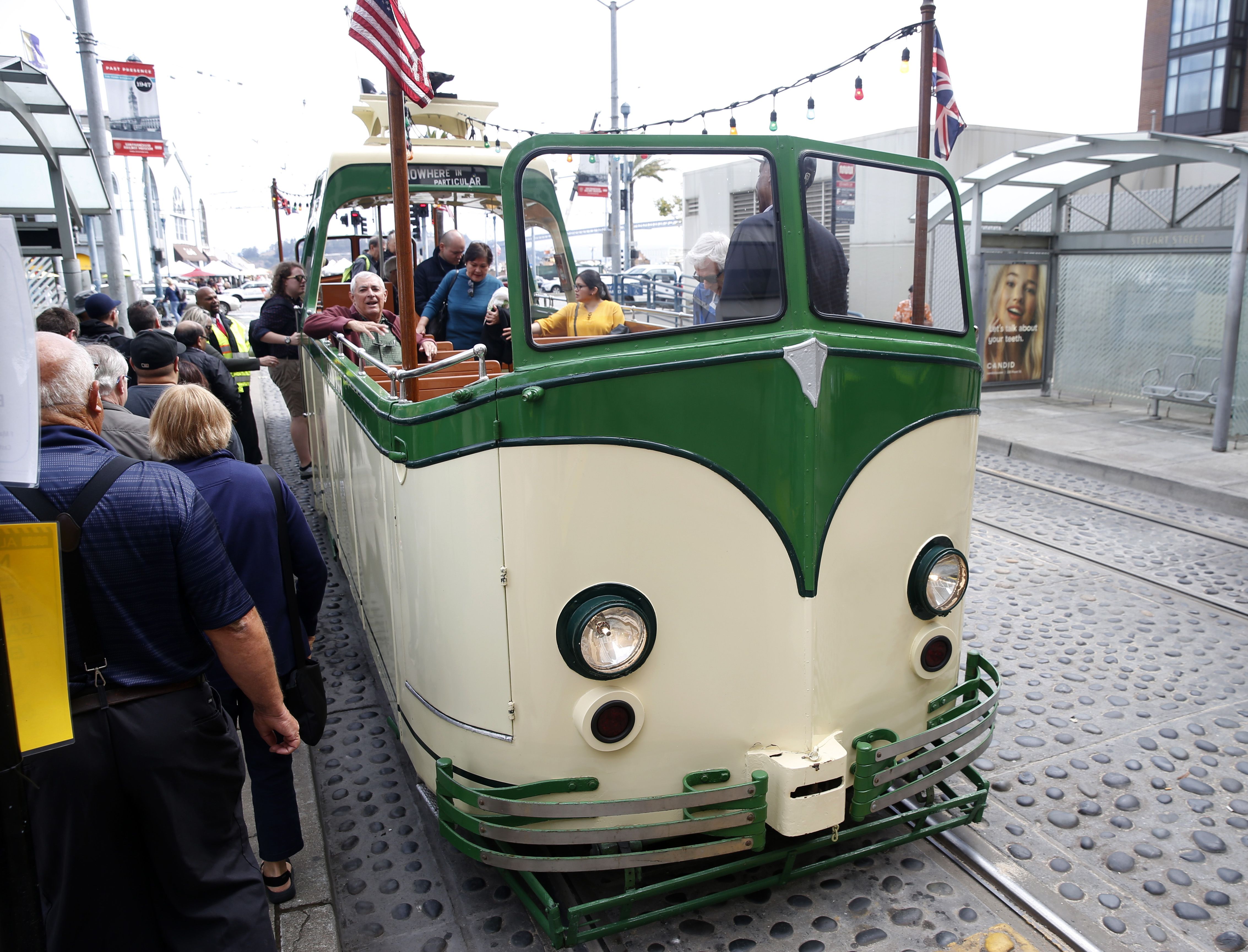 San Francisco best day ever: Take a ride on Boat Tram - Axios San Francisco