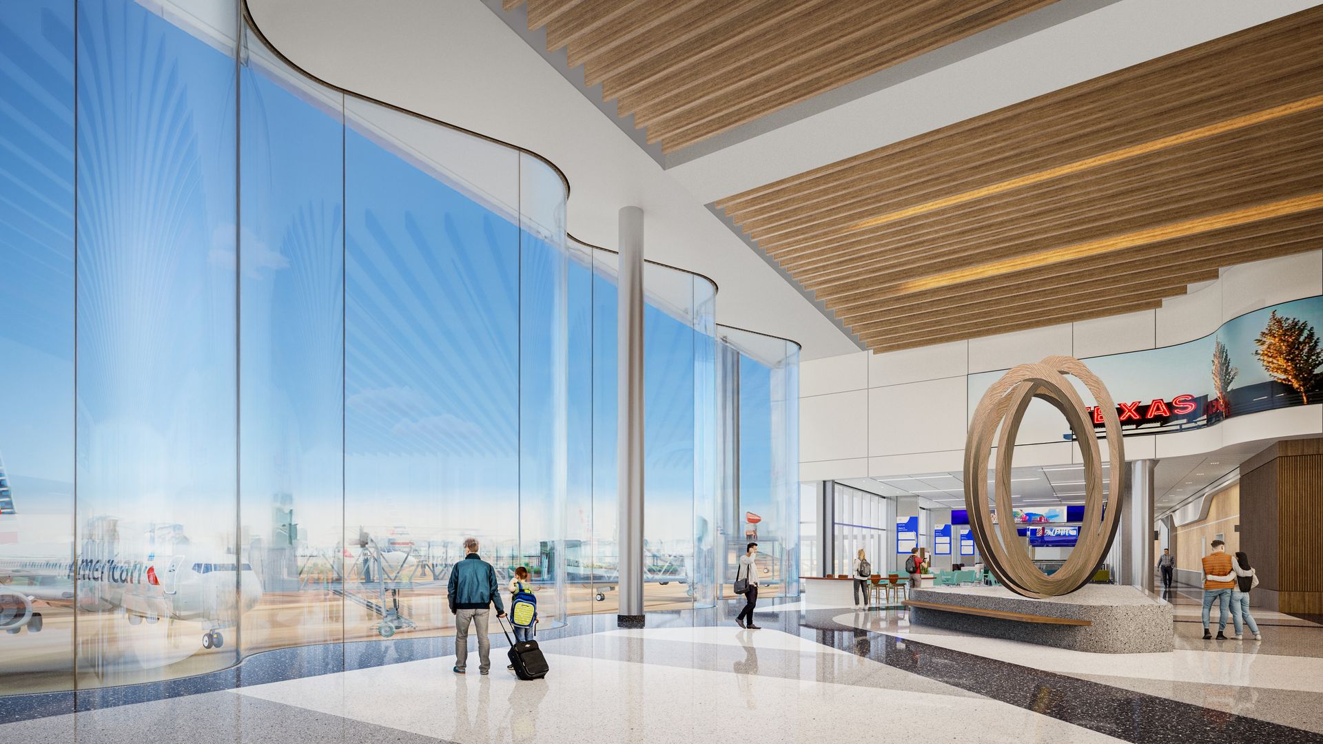 American Airlines, DFW Airport plan bigger terminal F - Axios Dallas
