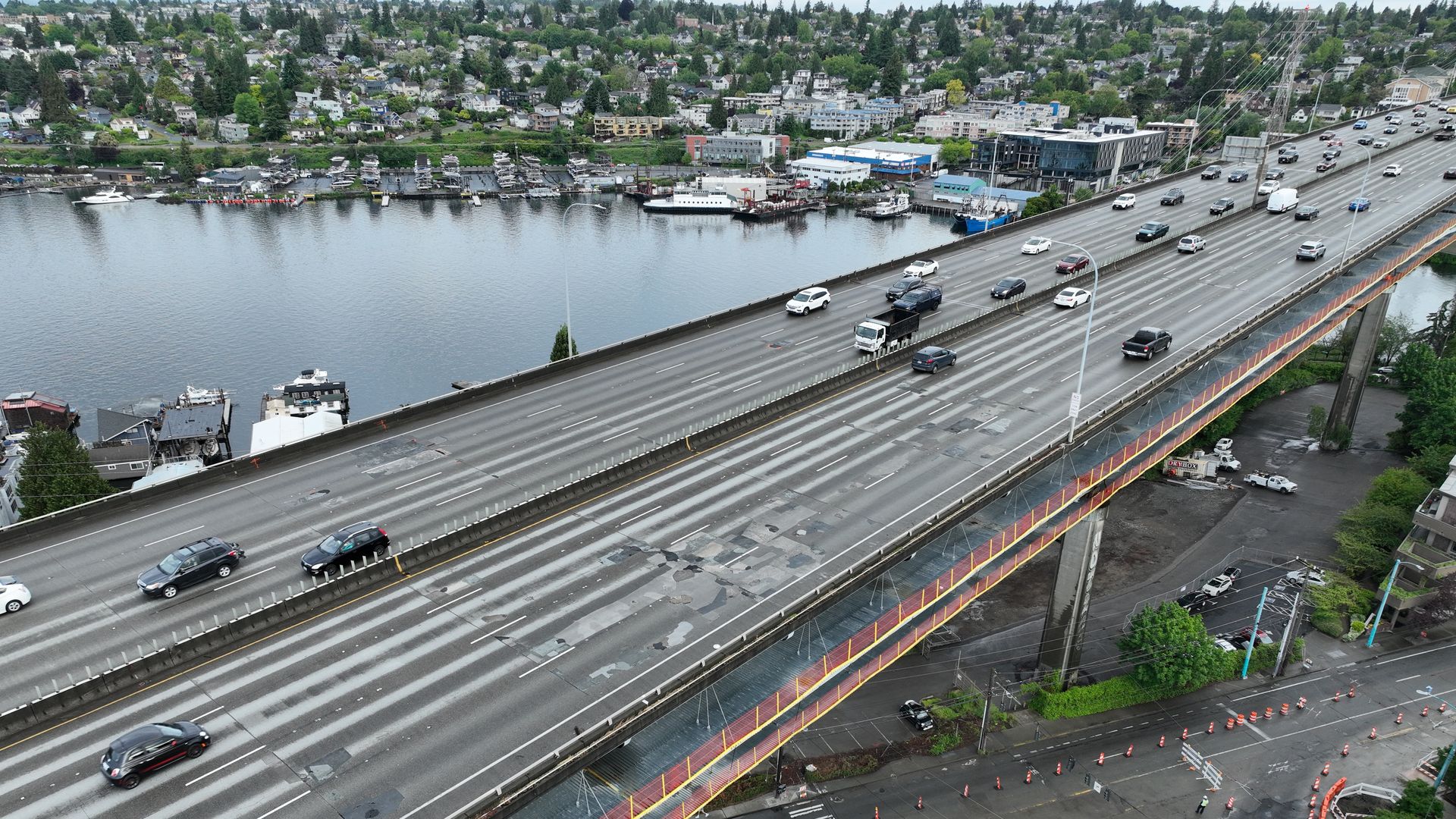 Major I-5 closures to hit Seattle commuters through 2027 - Axios Seattle