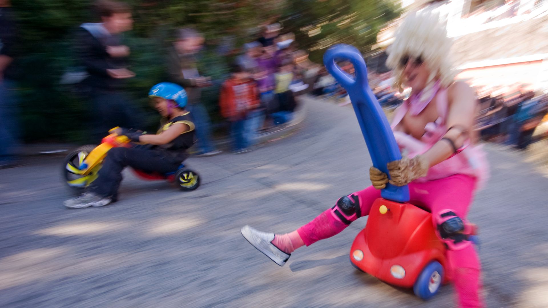 The history of San Francisco's Bring Your Own Big Wheel race - Axios ...