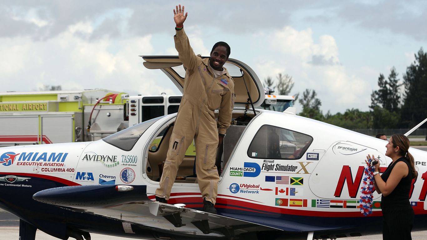 Miami pilot Barrington Irving, who flew around world, educates the next ...