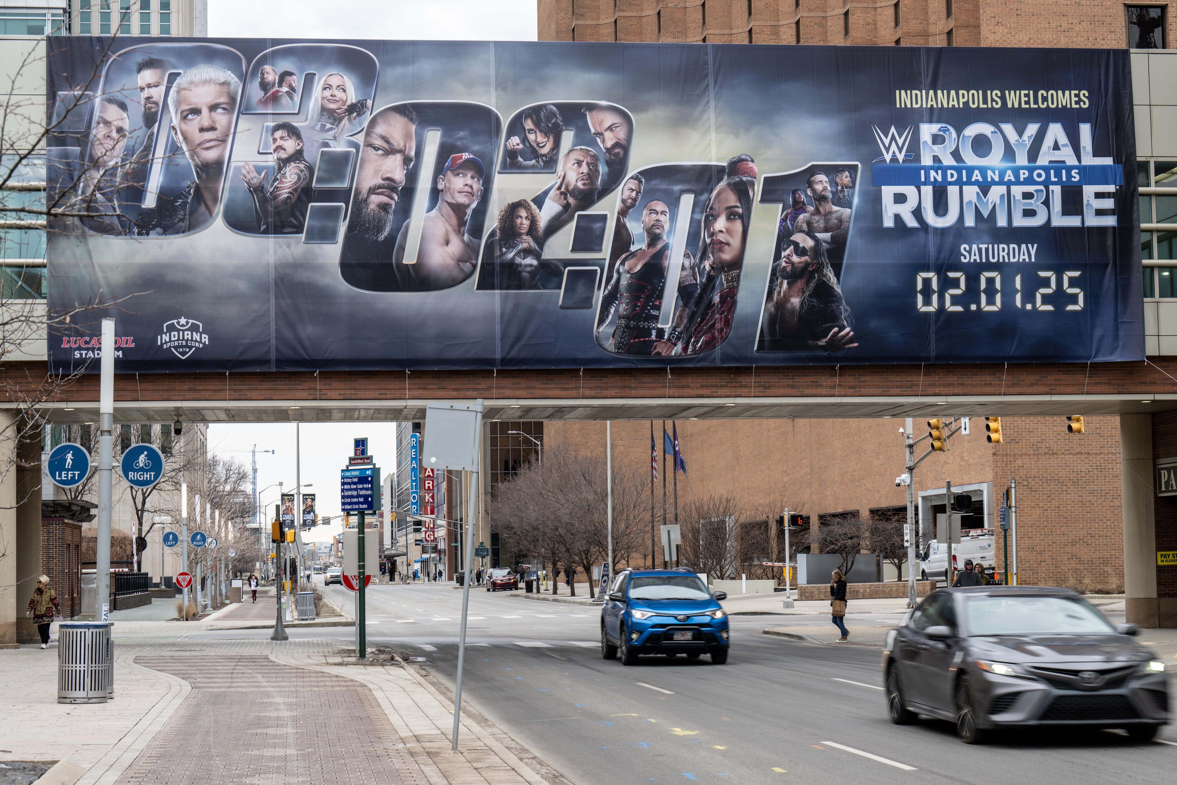 In photos: The WWE Royal Rumble in Indy - Axios Indianapolis