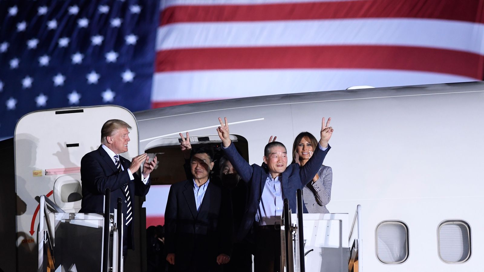 Trump's 3 a.m. tarmac triumph