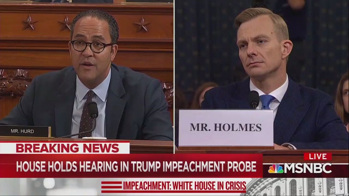 GOP Rep. Will Hurd signals that he will vote "no" on Trump's impeachment