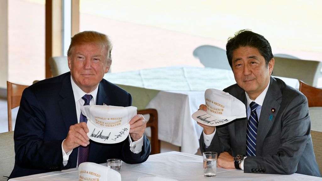 Trump in Japan: Itinerary and photos