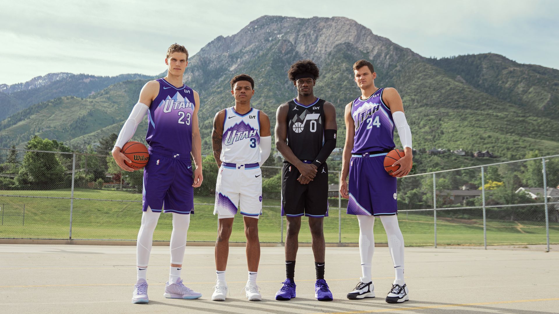 Utah Jazz unveil new mountain jerseys - Axios Salt Lake City