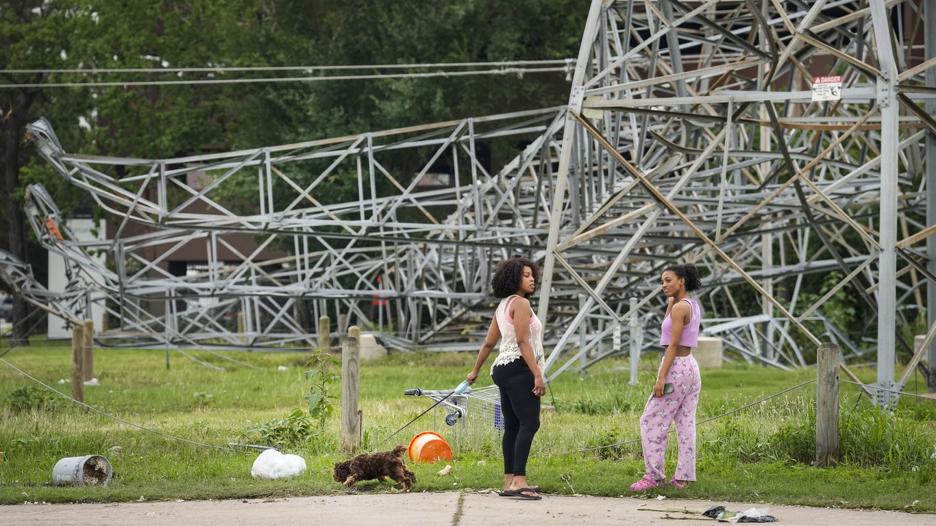 Houston storm damage: Power still out for thousands - Axios Houston
