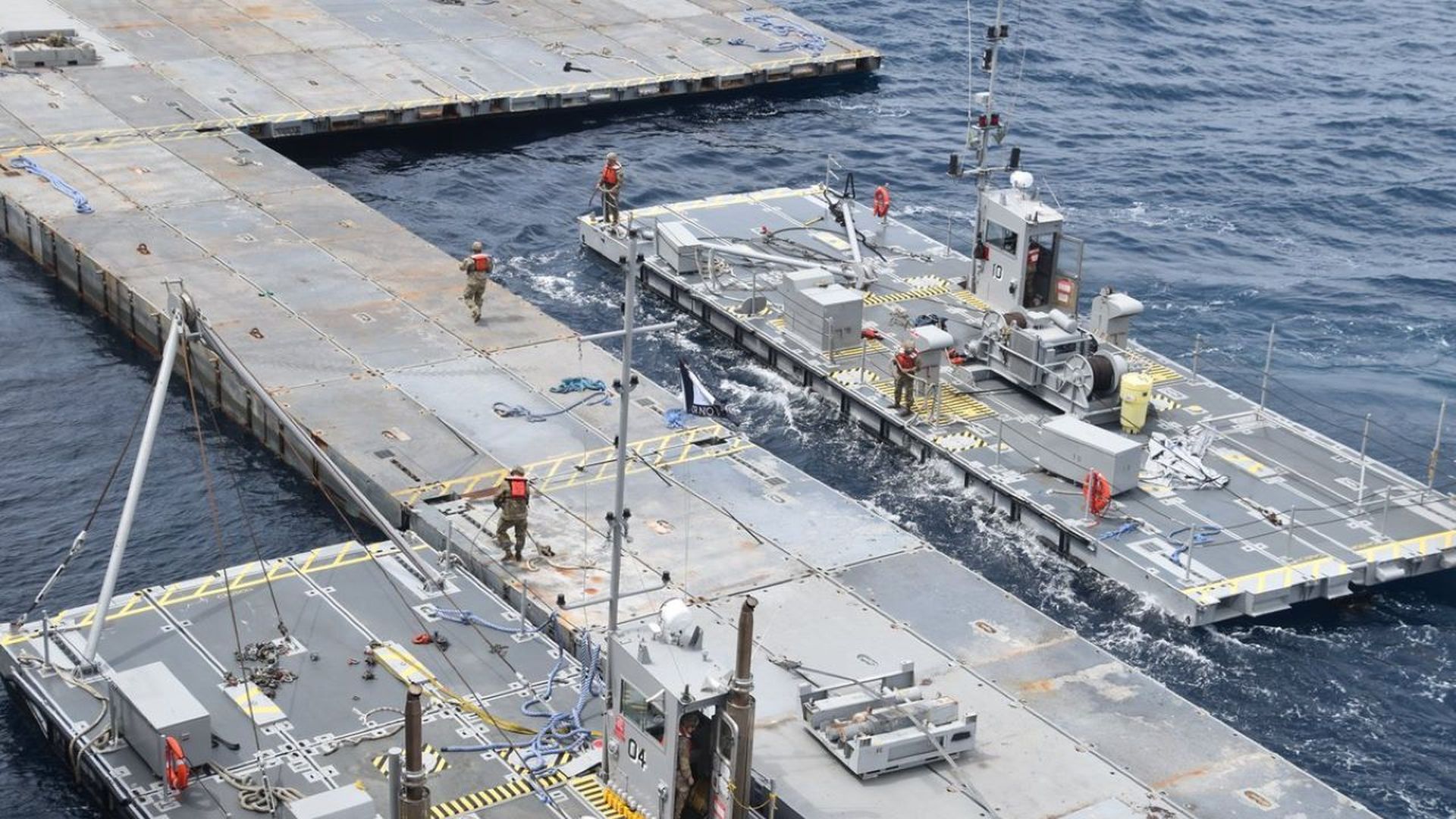 Israel-Hamas war: Gaza pier ready to receive aid shipments, U.S ...