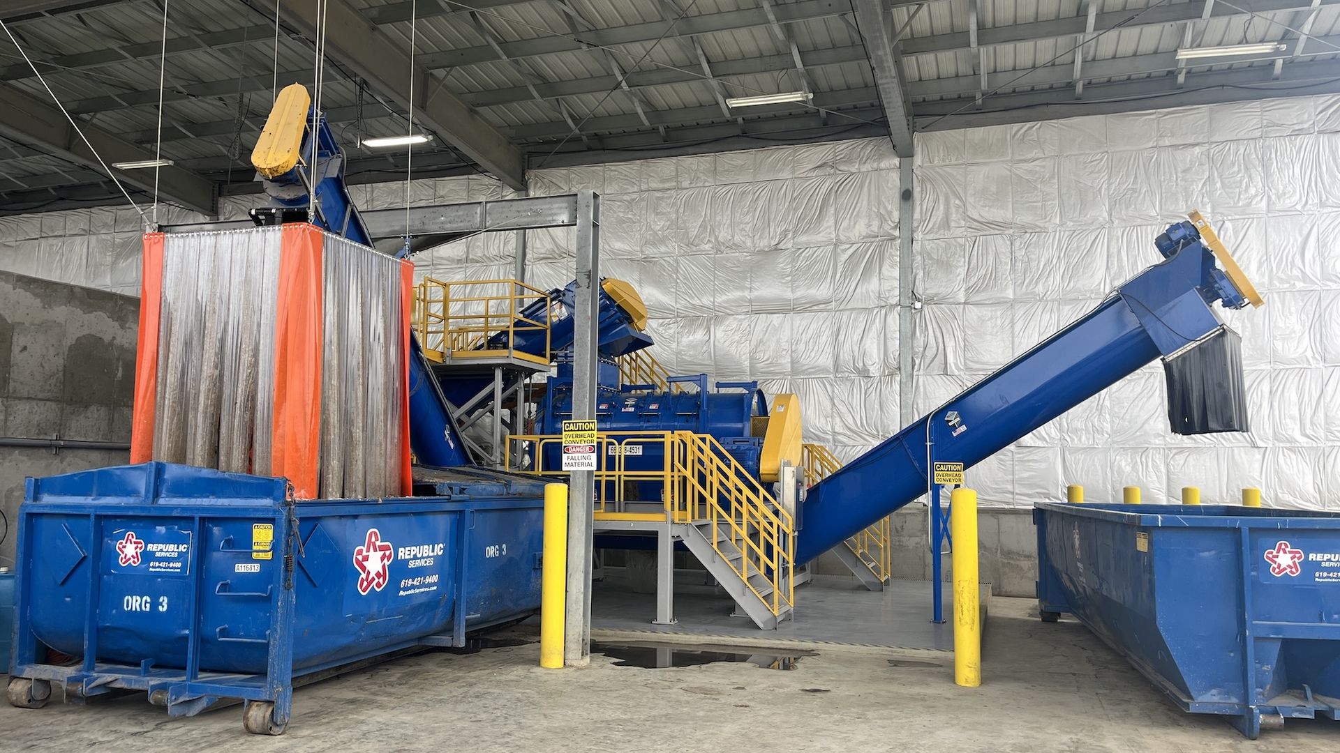Republic Services' new machine gets more organic waste out of landfills ...