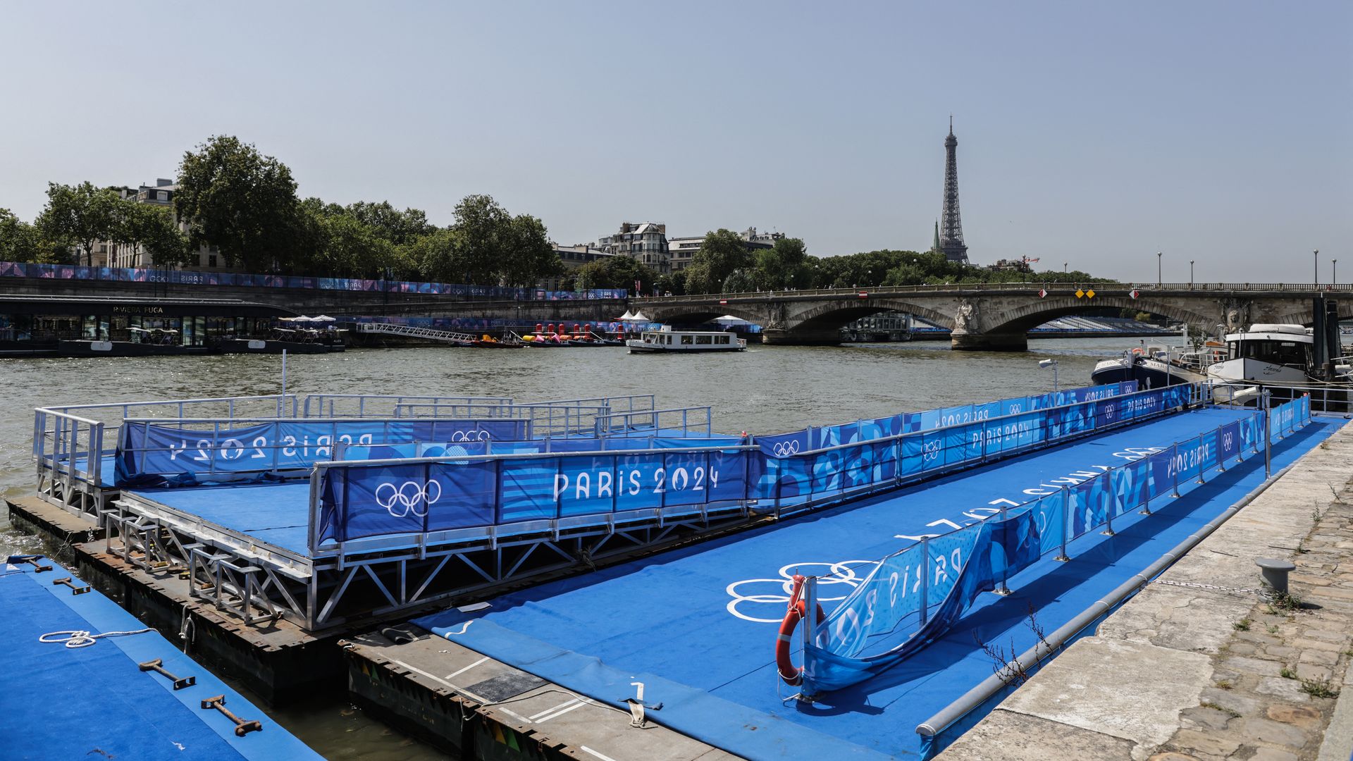 Olympic men's triathlon postponed over Seine pollution level worry for ...