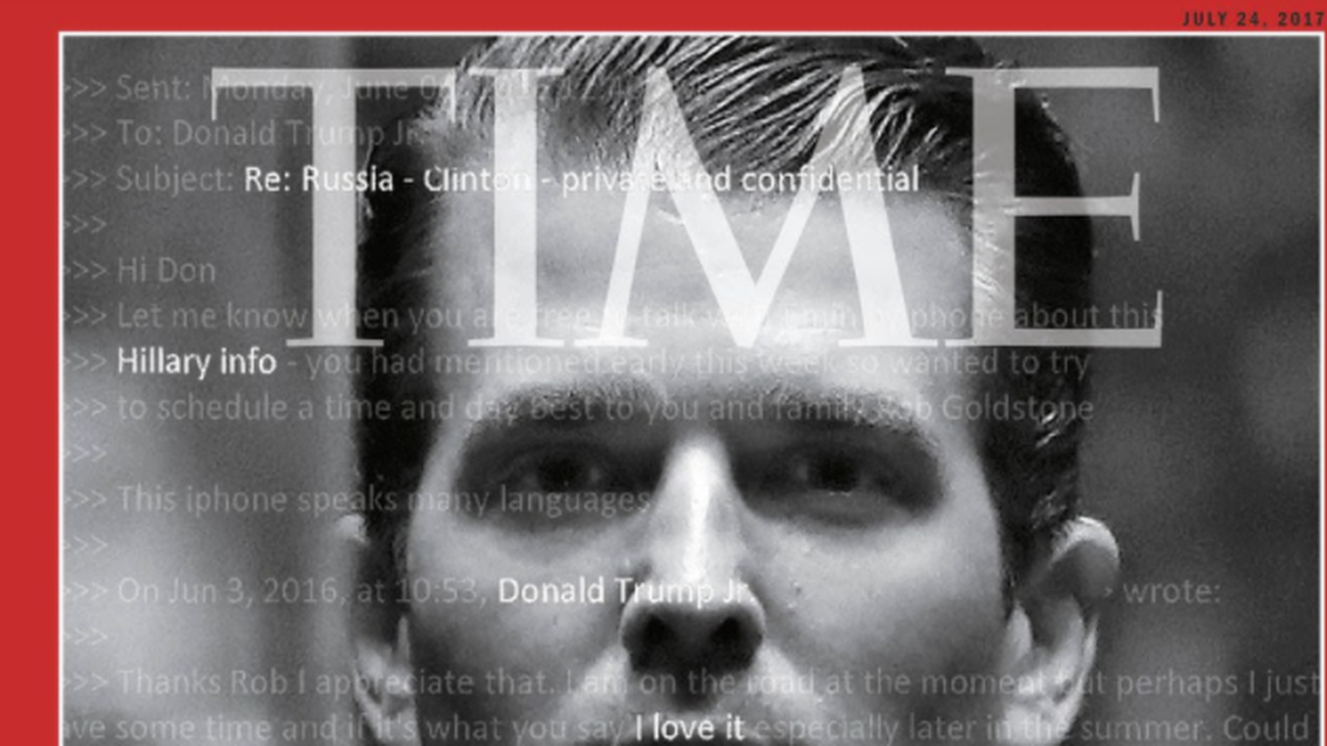 Don Jr. gets his own TIME magazine cover