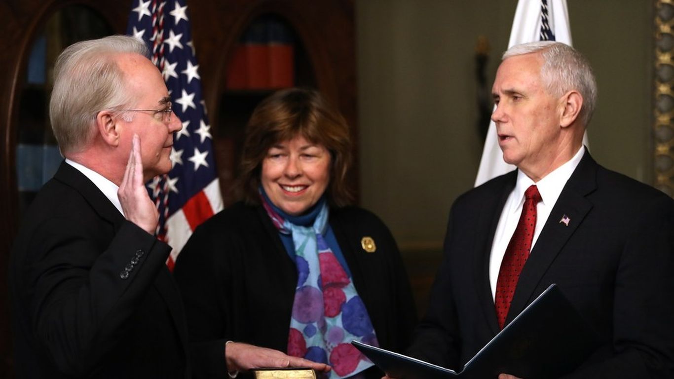 Price sworn in as HHS secretary