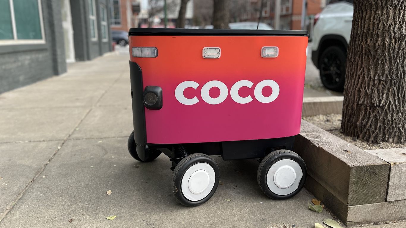 Coco, a robot delivering food, comes to Chicago - Axios Chicago