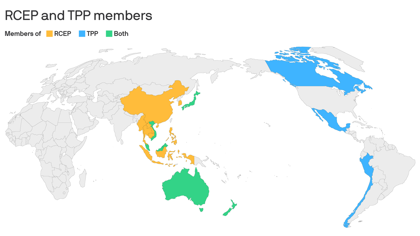 New China-anchored trade bloc shows the waning influence of the U.S.