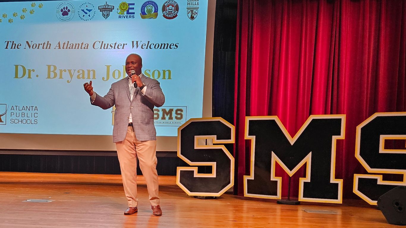 Atlanta school board names Bryan Johnson as new superintendent - Axios ...