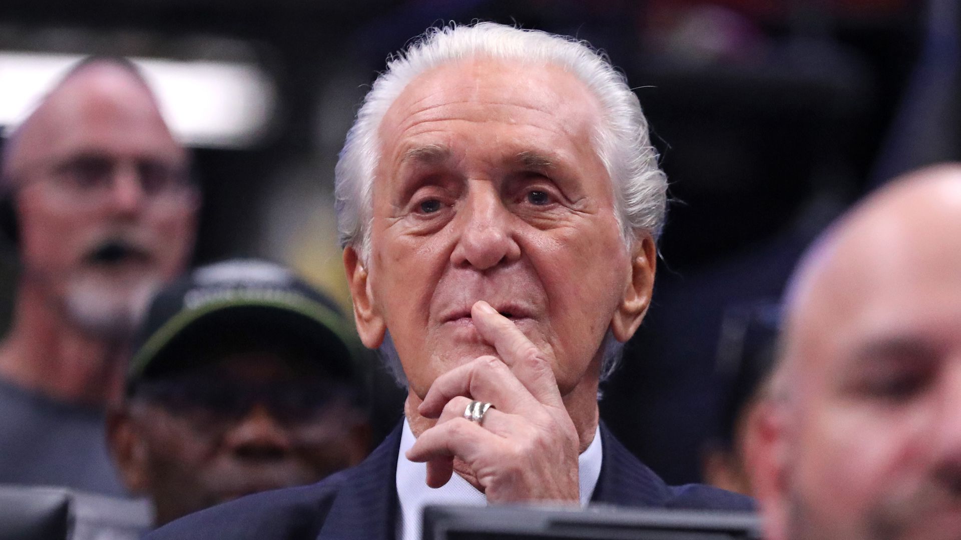 Heat's Pat Riley hoping for Chiefs "three-peat" - Axios Miami