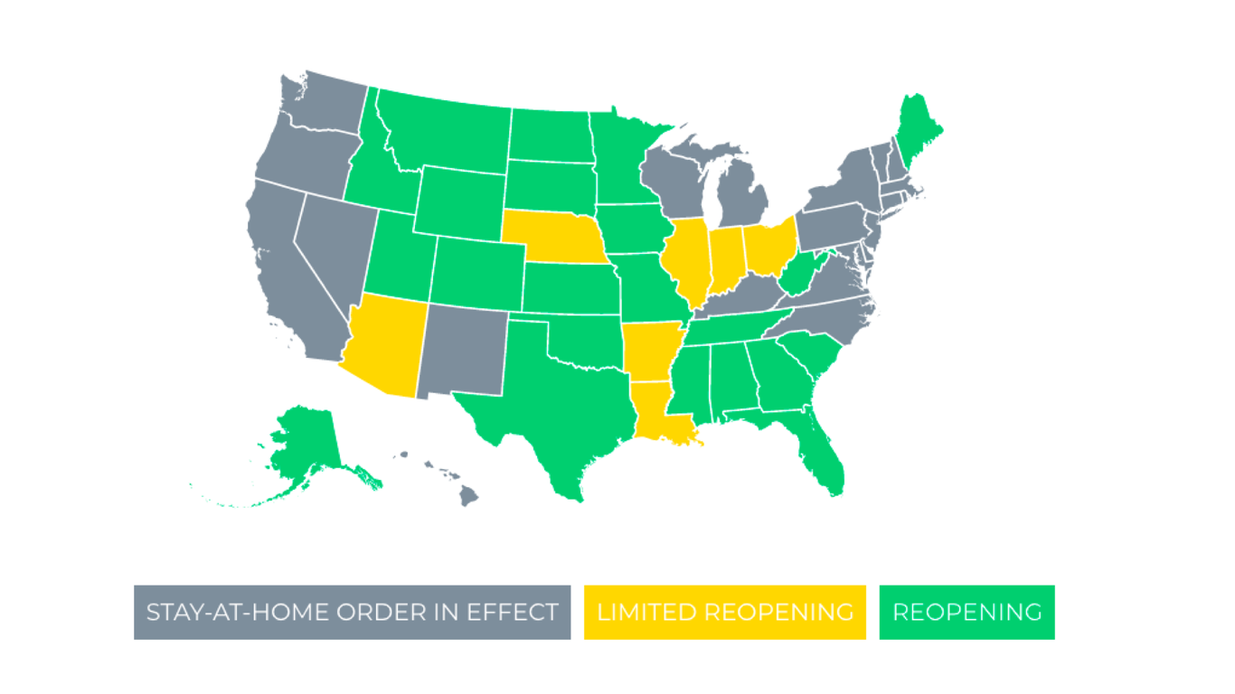 Chamber of Commerce unveils state-by-state coronavirus reopening map