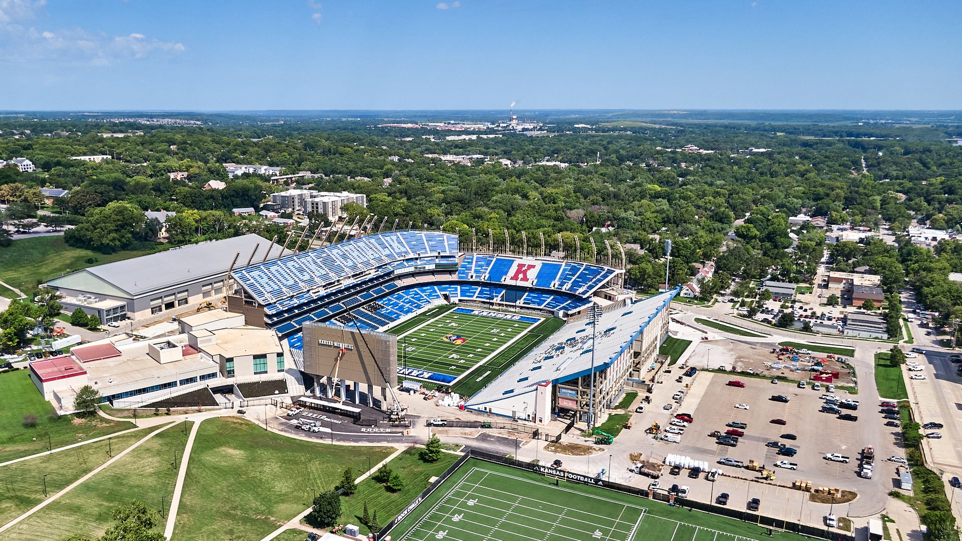 KU stadium renovation part of north campus overhaul - Axios Kansas City