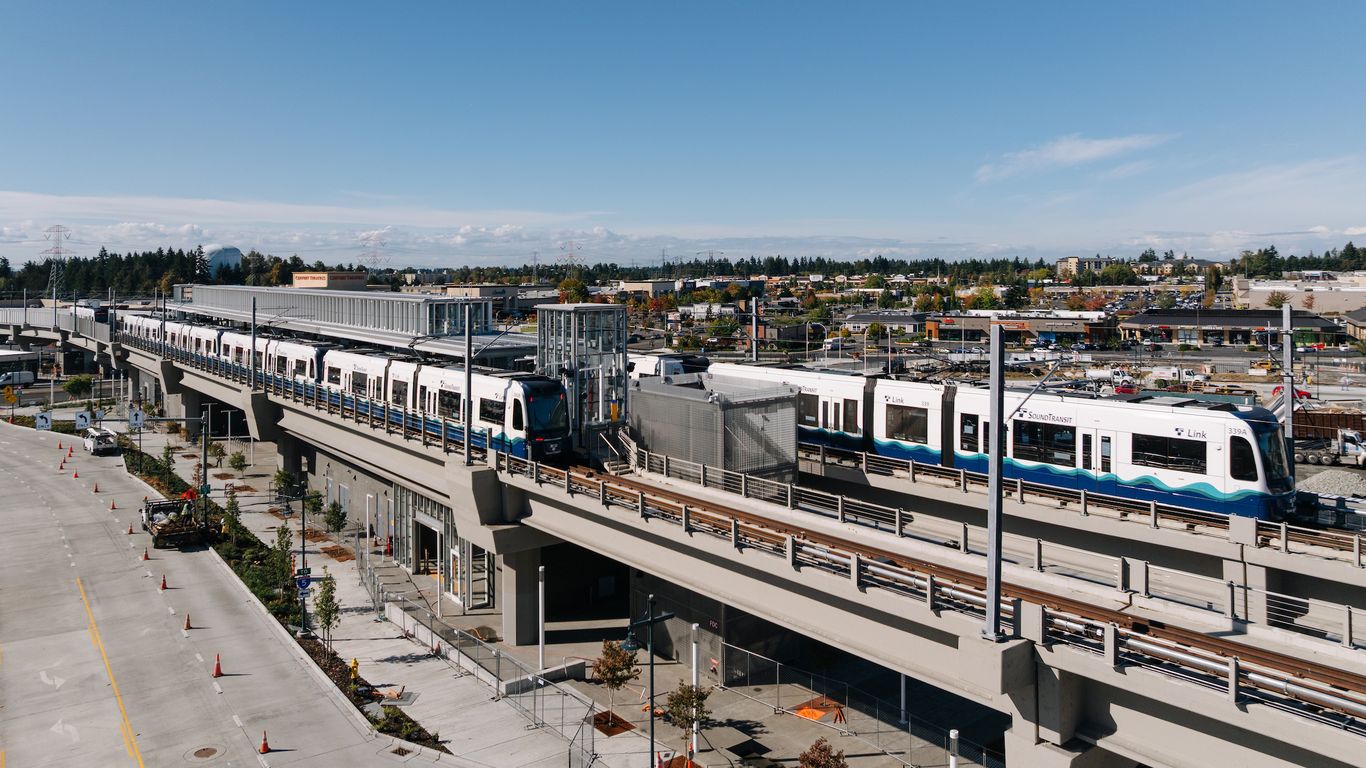 Federal Way light rail opening after 17-year wait - Axios Seattle
