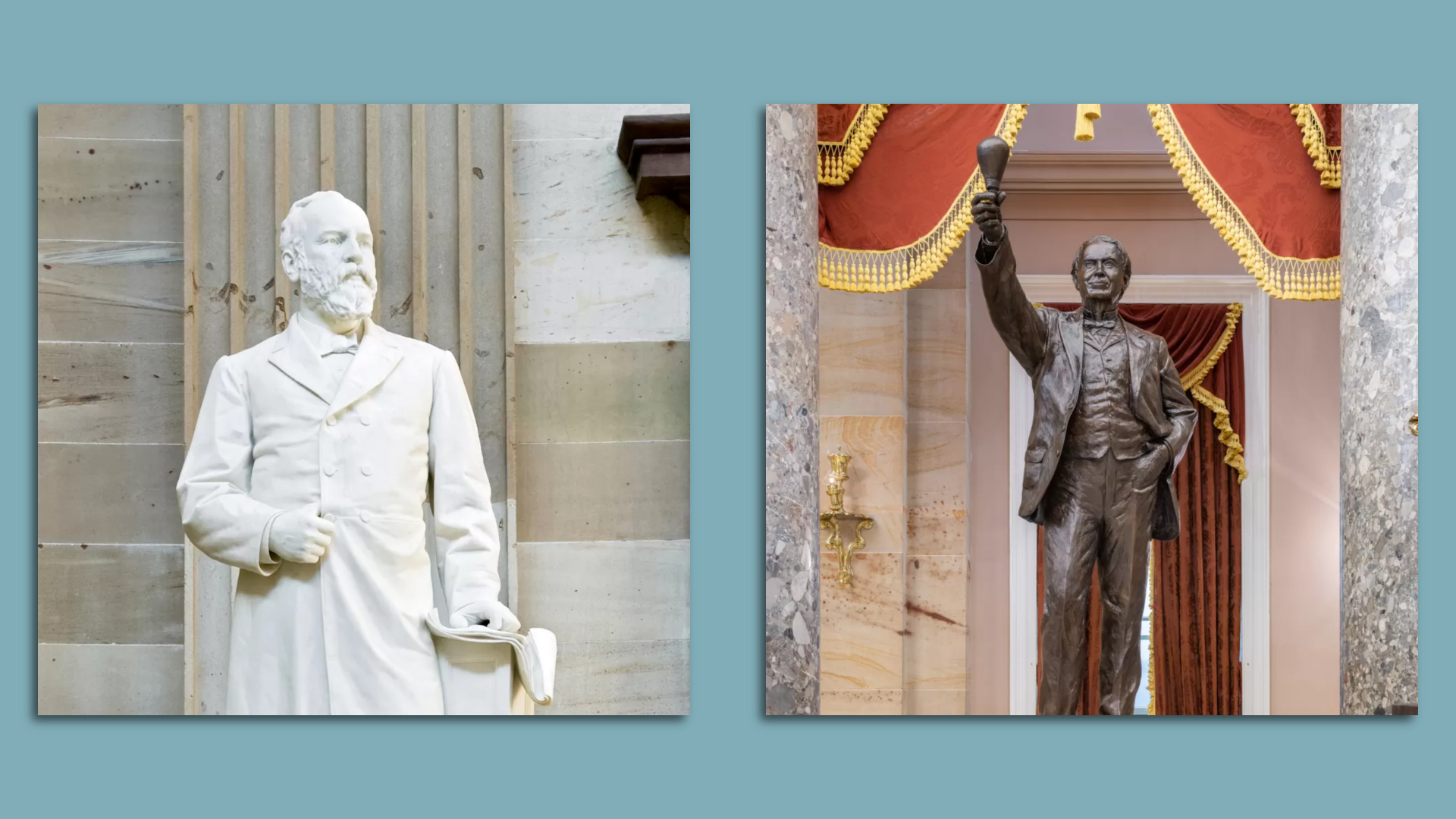 The Ohio statues in the Capitol are Edison, Garfield - Axios Columbus