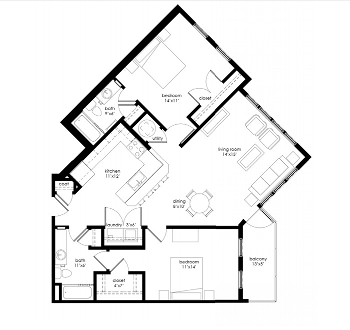 Apartment hunting? Go inside the new Sycamore at Tyvola, with monthly ...