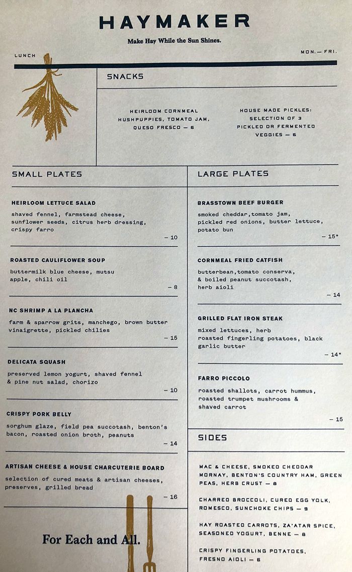 Quick guide to Haymaker, a two-level restaurant targeting a March 26th ...