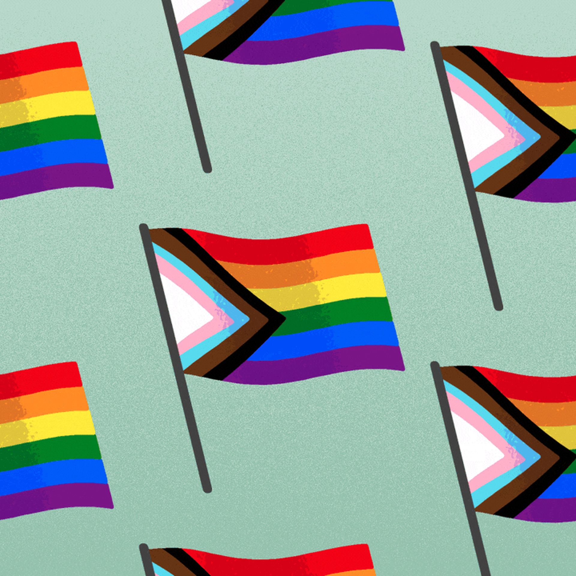 Pride Flag BINGO Printable Party Game LGBTQIA // BINGO Cards