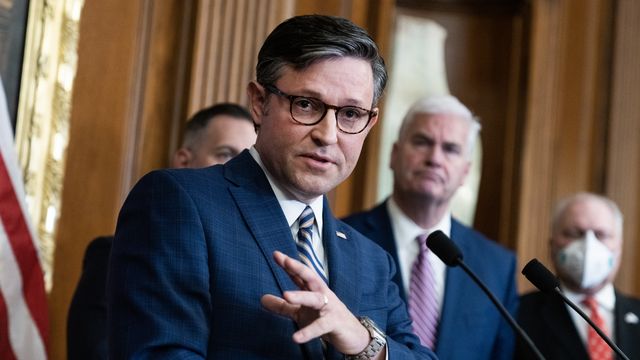 GOP divisions force Mike Johnson to punt on spending bills