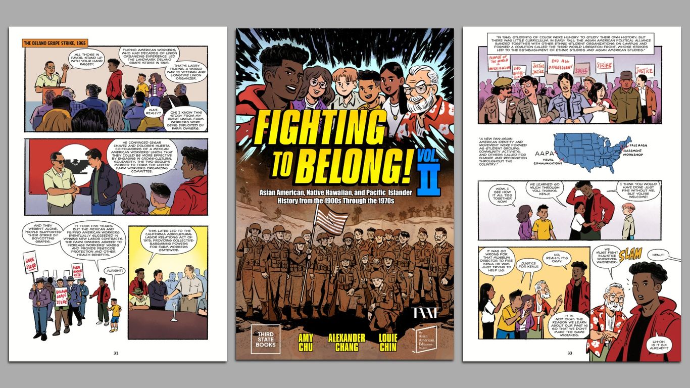 AAPI history gets superhero treatment in graphic novel series - Axios ...