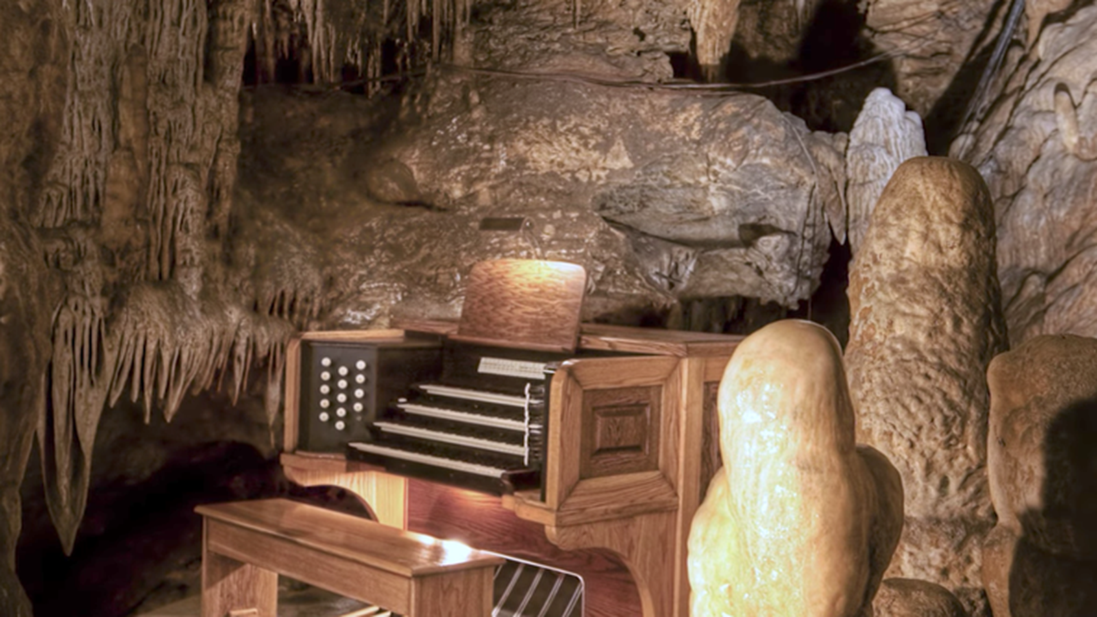 The world's largest instrument resides in a cave