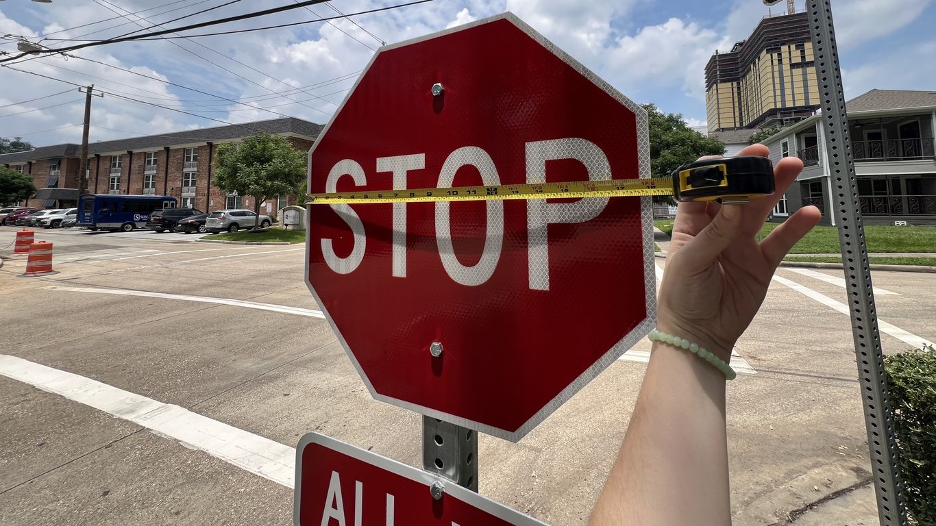 Mysterious stop signs appear in Houston's Museum District - Axios Houston