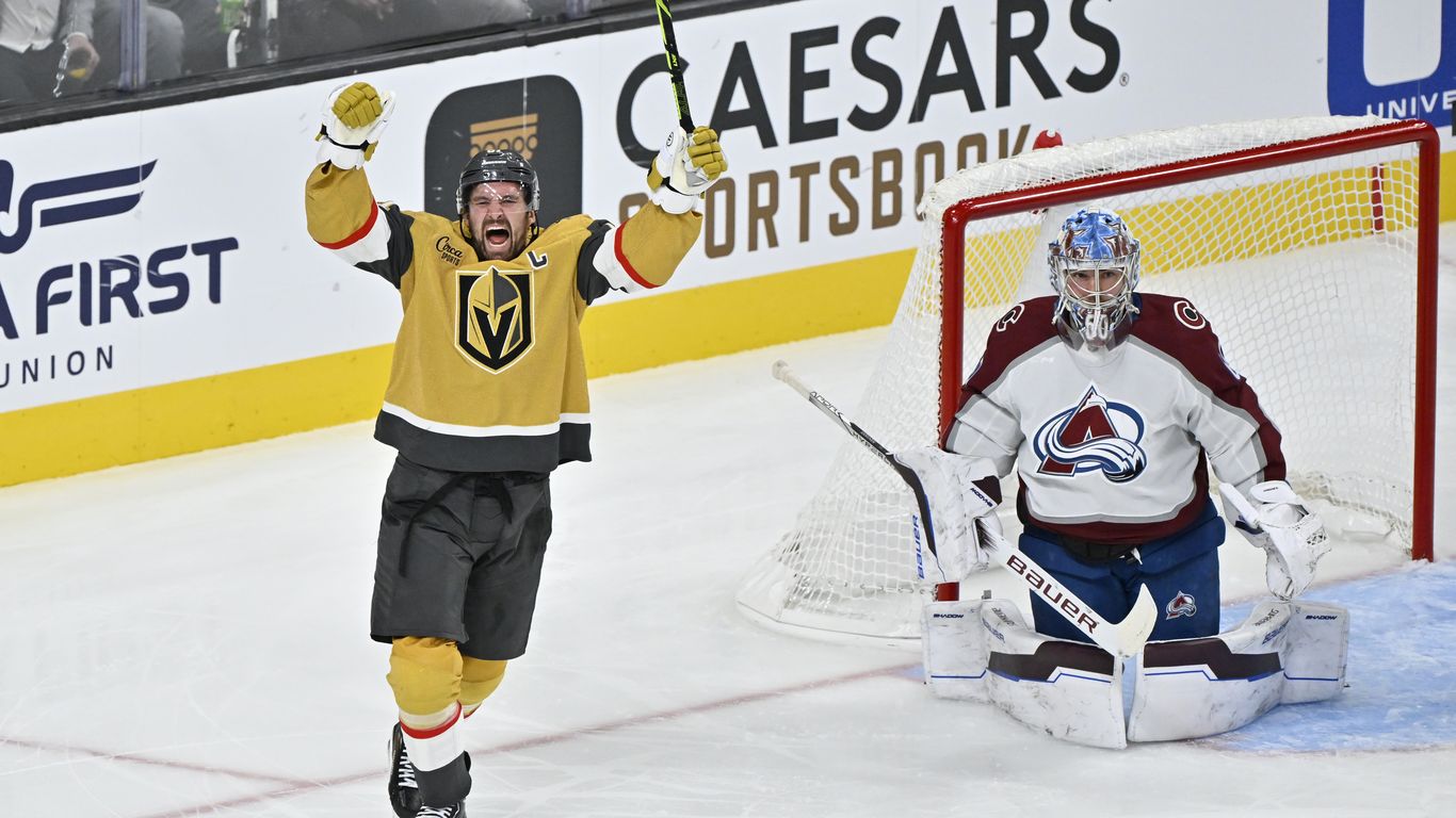 1 photo to go: Avs fall to the Knights - Axios Denver