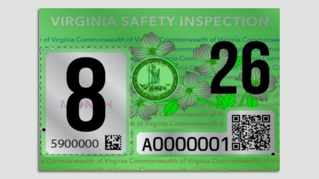 Virginia has new vehicle state inspection stickers - Axios Richmond