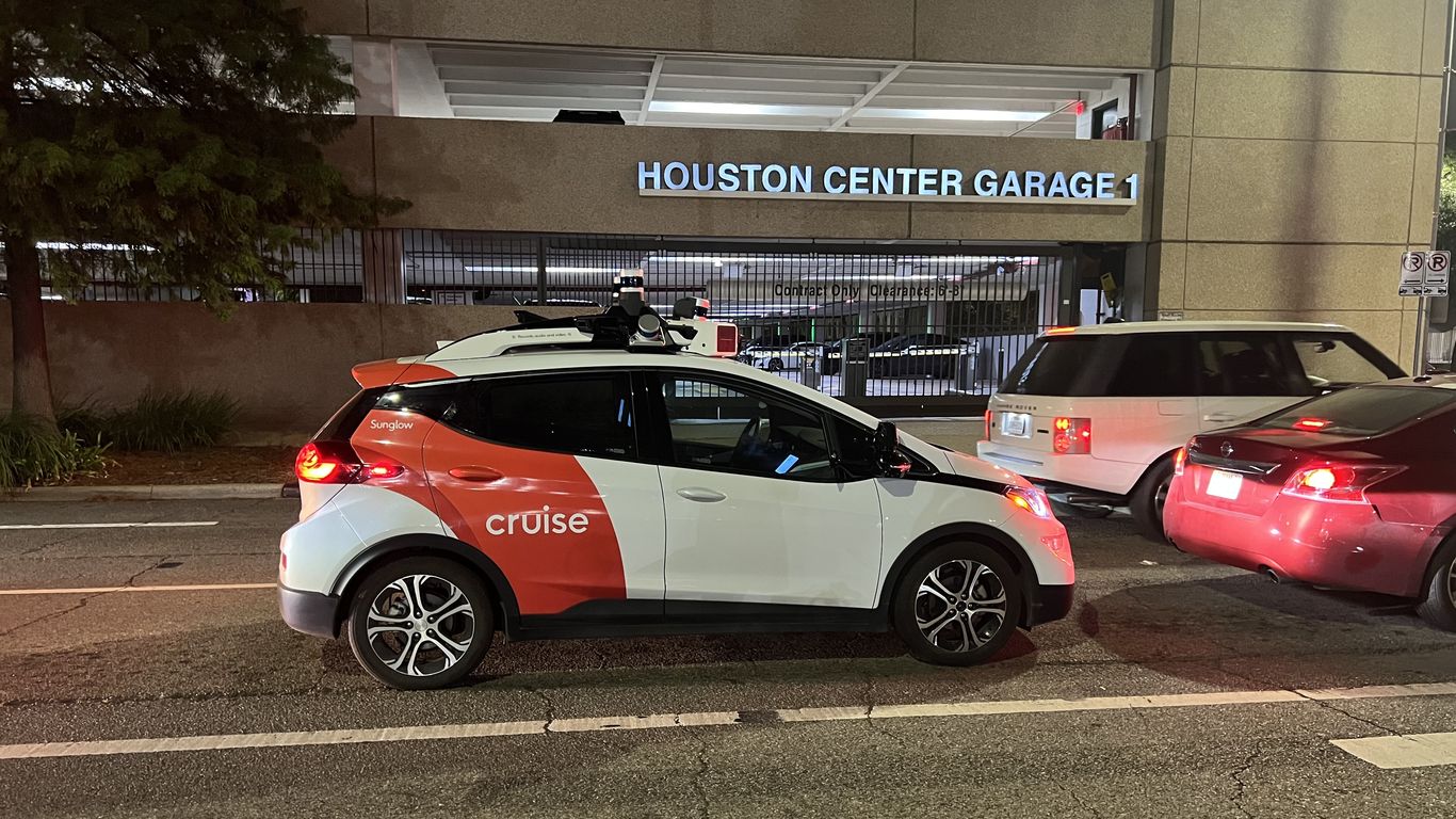 Cruise launches fully self-driving testing in Houston - Axios Houston