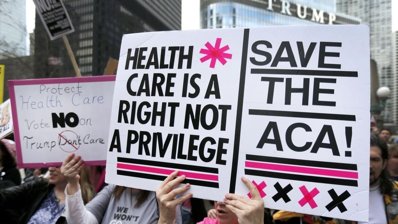 Liberals protest ACA repeal with mock funerals