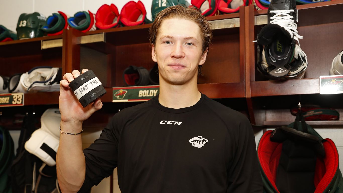 21-year-old powerhouse Matt Boldy fuels Minnesota Wild wins - Axios ...