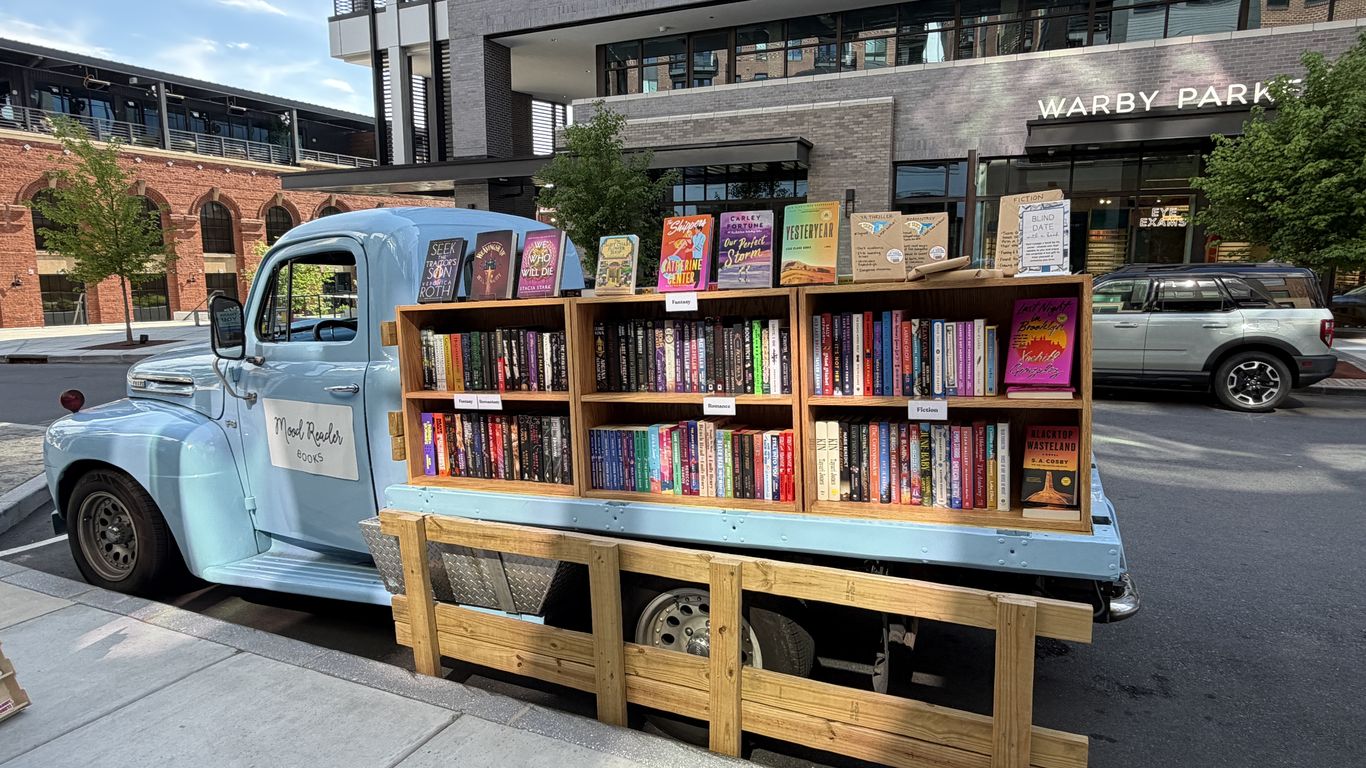 Mobile bookstore Mood Reader Books pops up around Charlotte - Axios ...