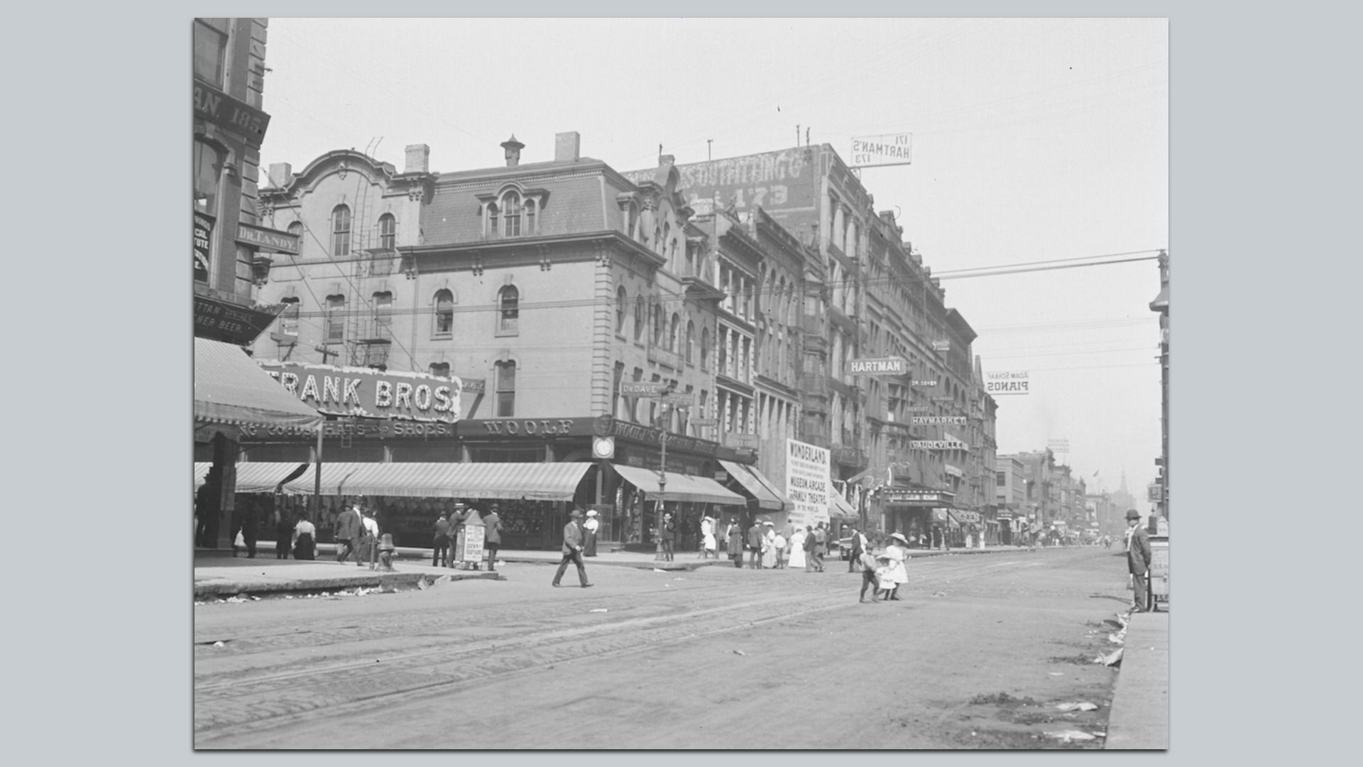 Before the Kennedy Expressway: What Madison Street looked like in 1906 ...