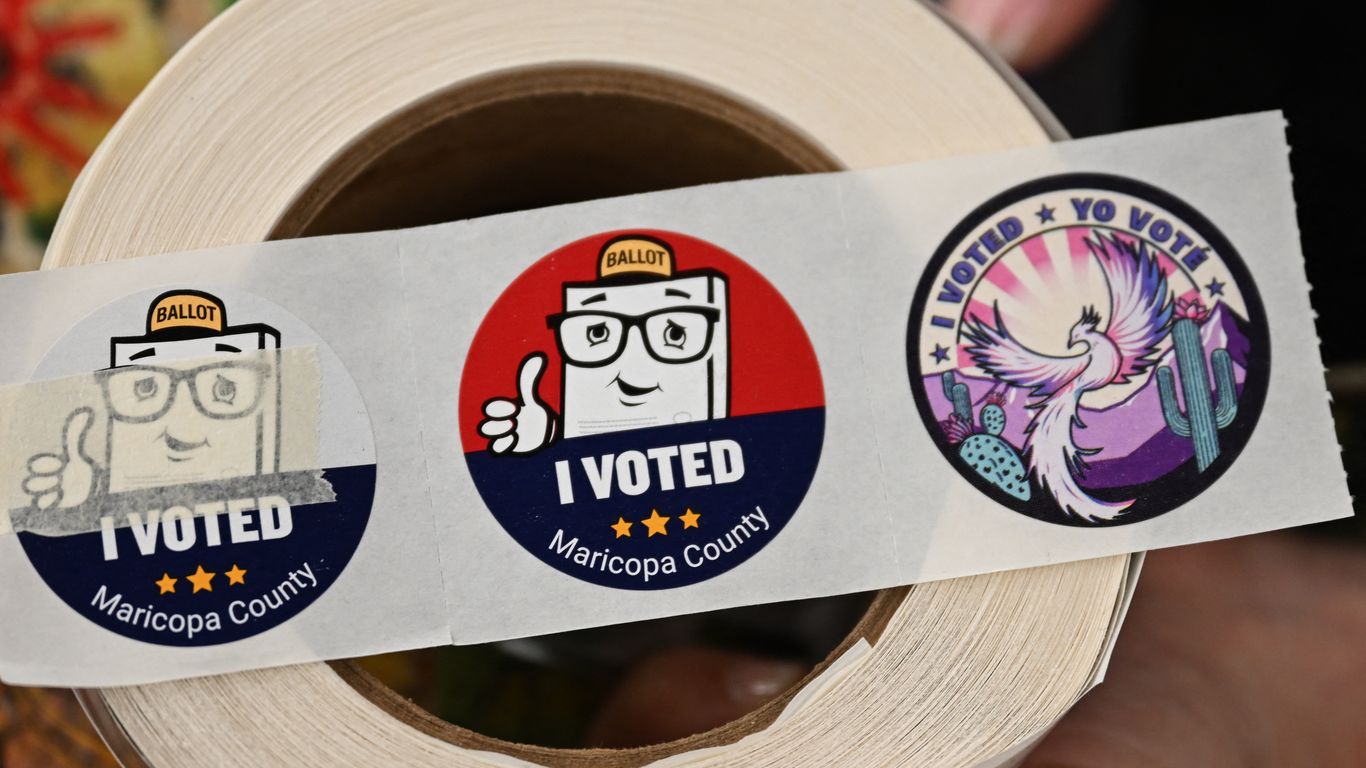Photos: "I voted" stickers across America - Axios New Orleans